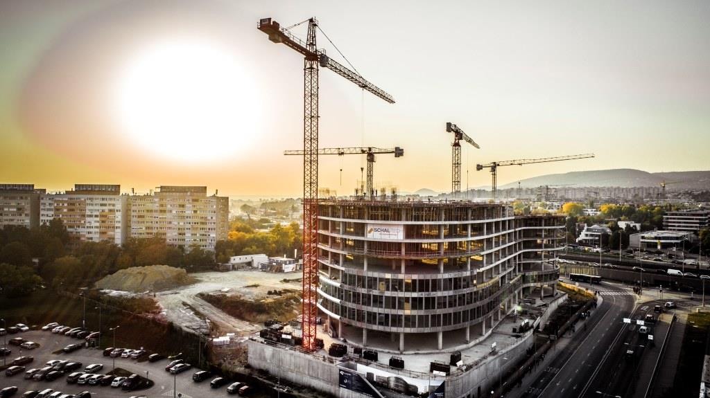 Szerkezetkész a Budapest ONE | Újbuda